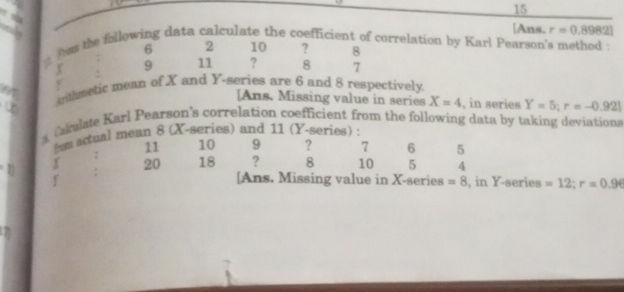 From the following data calculate the | StudyX