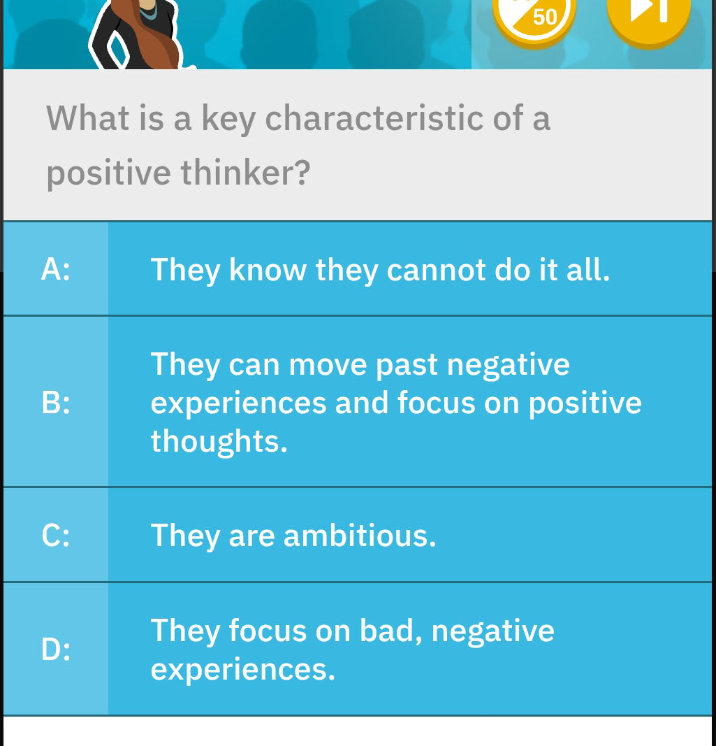 What is a key characteristic of a positive
