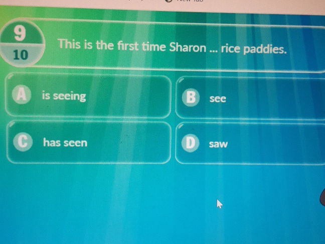 This is the first time Sharon ... rice | StudyX