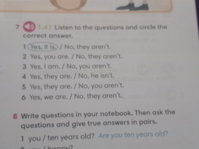 Listen to the questions and circle the | StudyX
