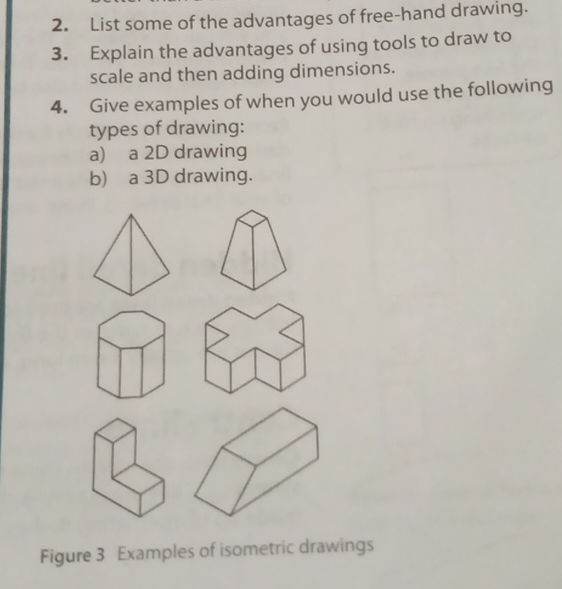 4. Give examples of when you would use the | StudyX