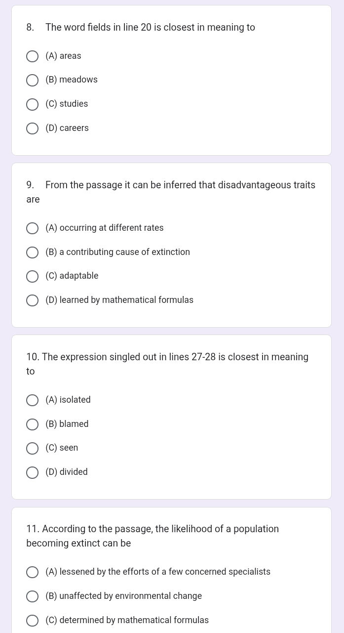 8 The word fields in line 20 is closest in | StudyX