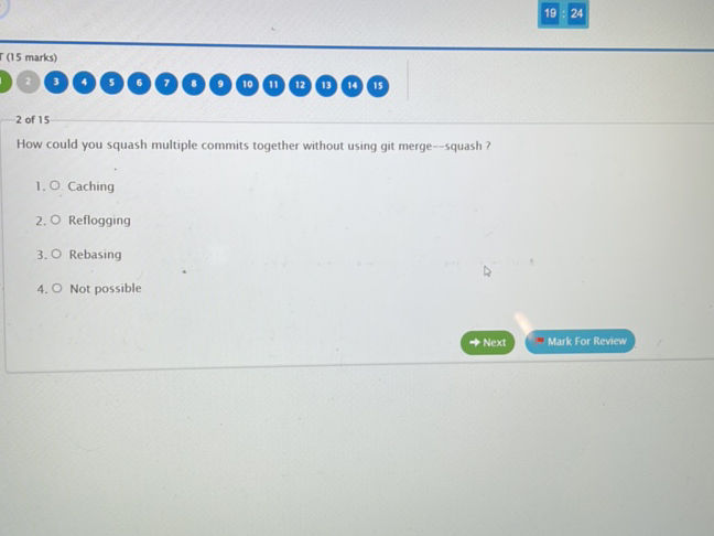 How could you squash multiple commits | StudyX