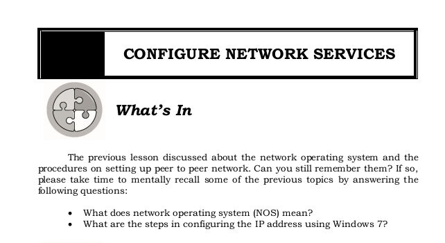 What does network operating system (NOS) | StudyX