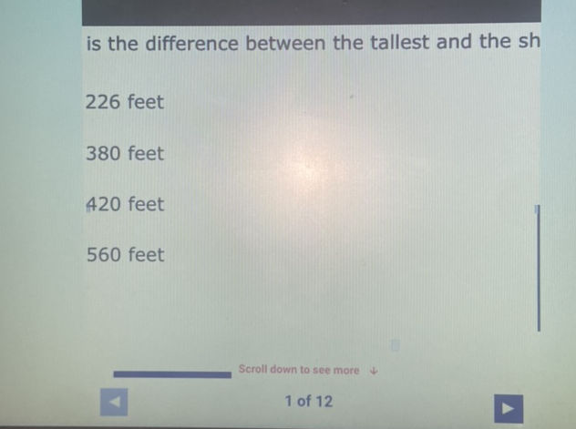 is the difference between the tallest and | StudyX
