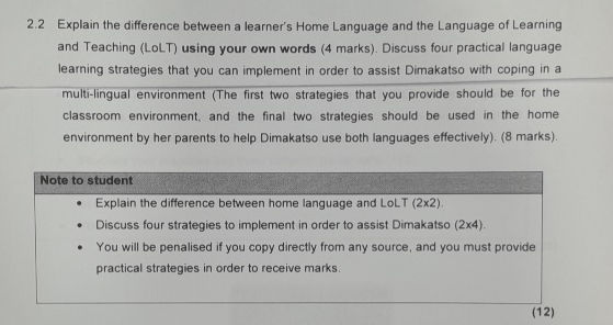 22 Explain the difference between a learners