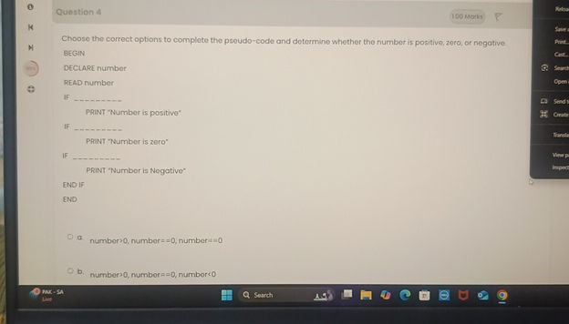 Choose the correct options to complete the | StudyX