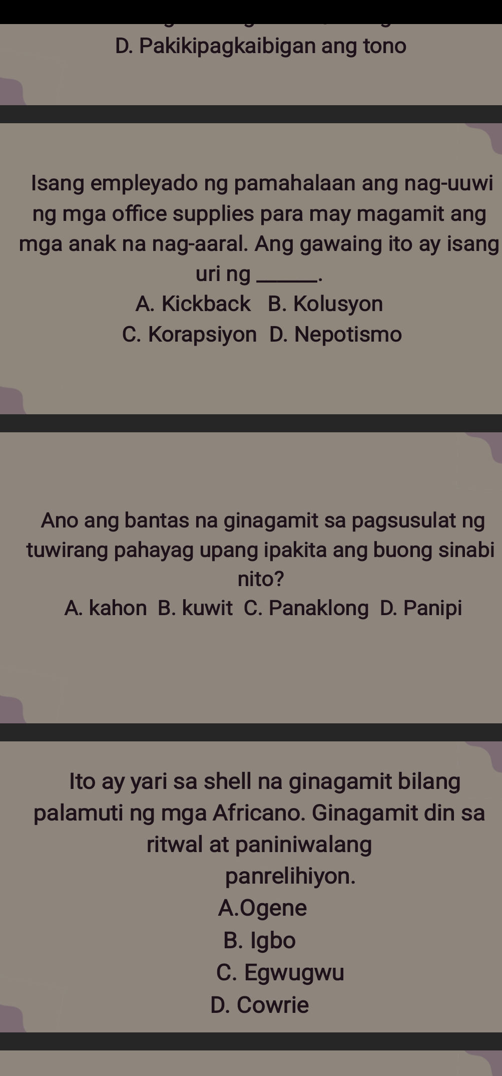 D Pakikipagkaibigan ang tono Isang empleyado