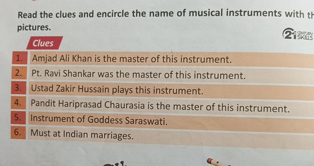 Read the clues and encircle the name of | StudyX