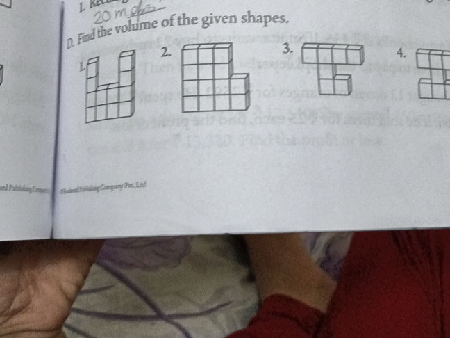 D. Find the volume of the given shapes. 1. | StudyX