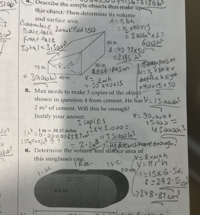 4. Describe the simple objects that make up | StudyX