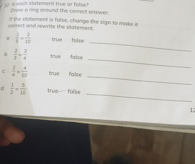 10 Is each statement true or false Draw a | StudyX
