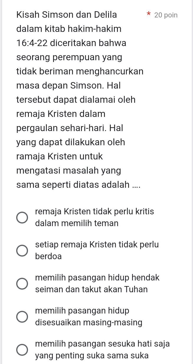 Kisah Simson dan Delila dalam kitab | StudyX