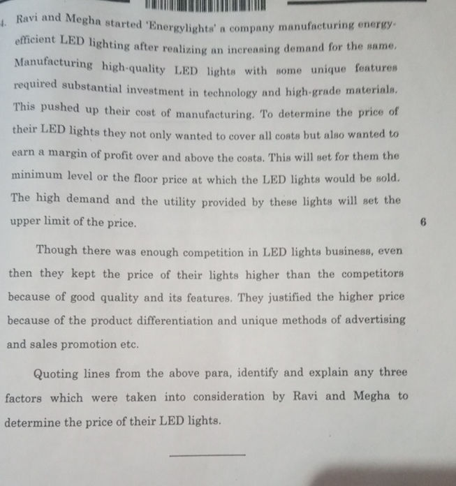 4. Ravi and Megha started 'Energylights' a | StudyX