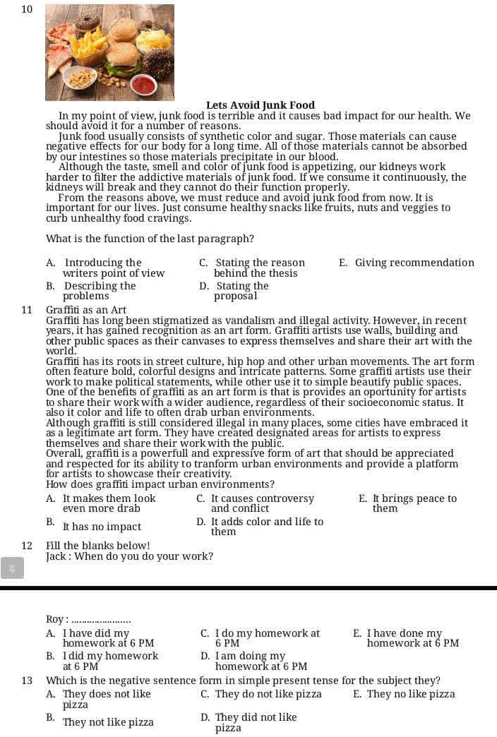 What is the function of the last paragraph? | StudyX