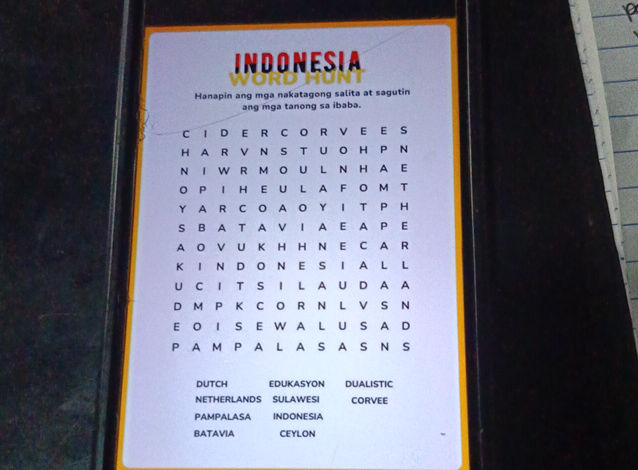 INDONESIA WORD HUNT Hanapin ang mga | StudyX