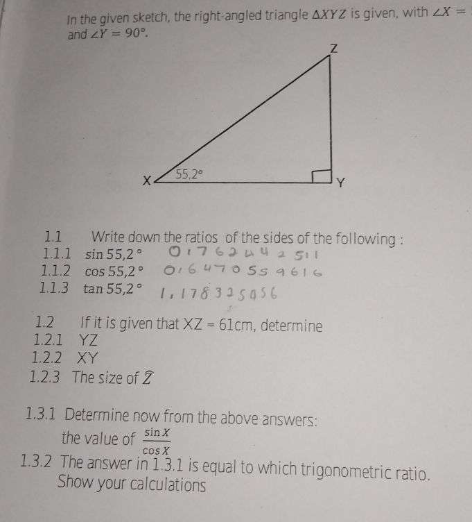 In the given sketch, the right-angled | StudyX
