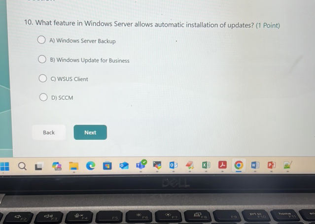 10 What feature in Windows Server allows | StudyX