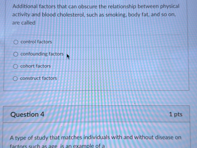 Additional factors that can obscure the | StudyX