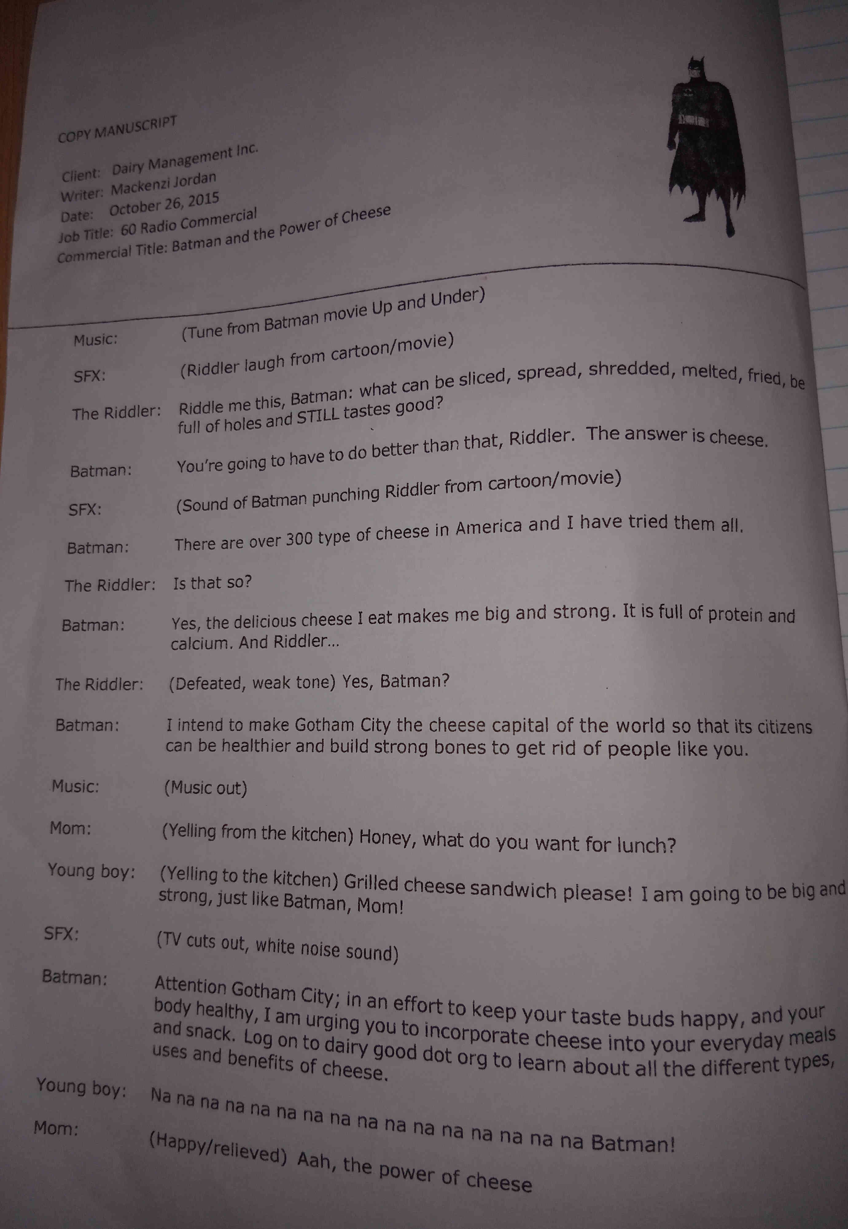 The Riddler: Riddle me this, Batman: what | StudyX