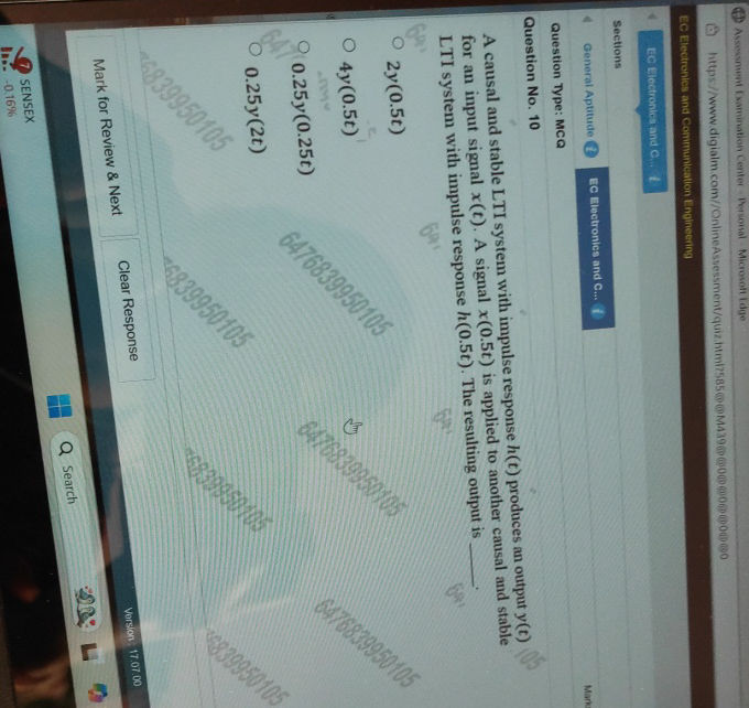 A causal and stable LTI system with impulse | StudyX