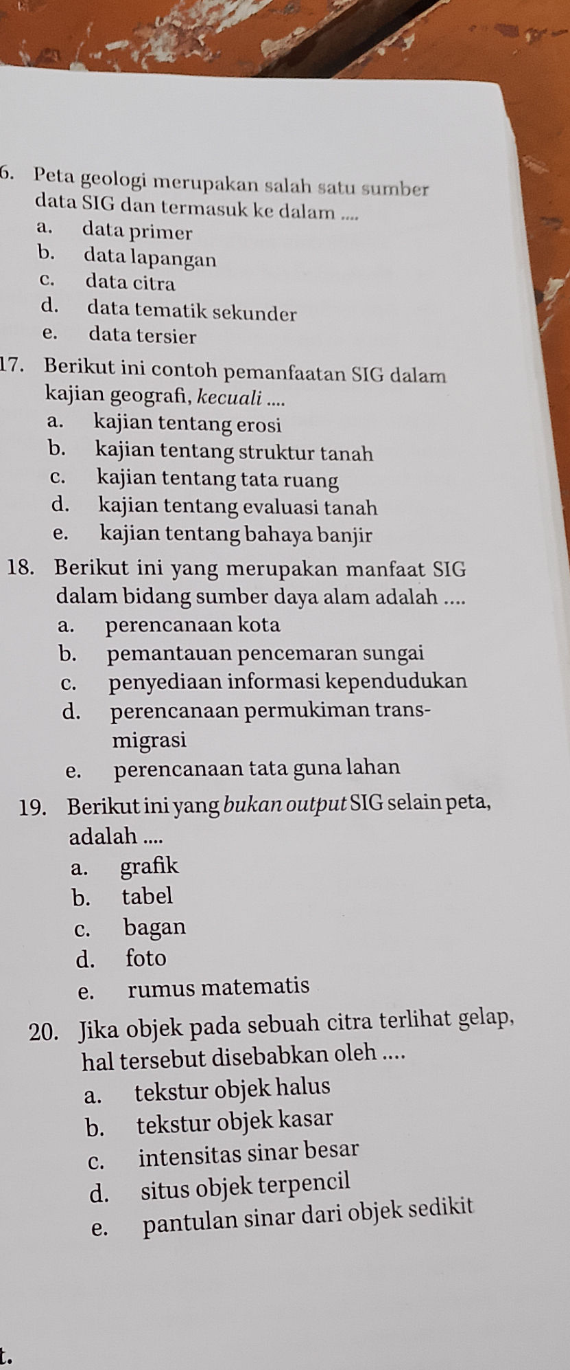 6 Peta geologi merupakan salah satu sumber | StudyX