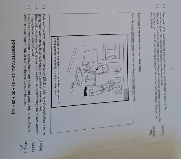 Aktiwiteit 4: Verbintenis tot besluitneming | StudyX