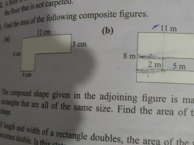 Find the area of the following composite | StudyX