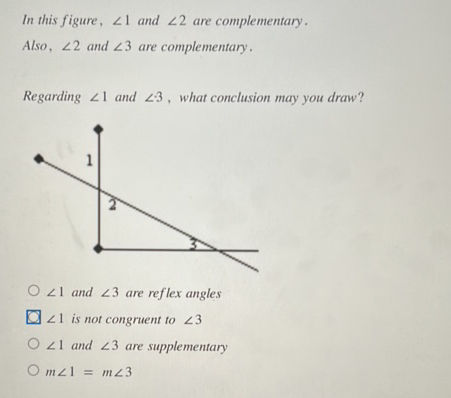 In this figure angle1 and angle2 are | StudyX