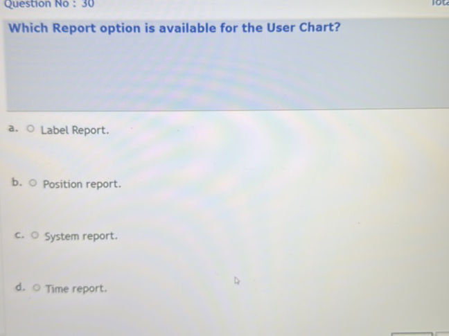 Which Report option is available for the | StudyX