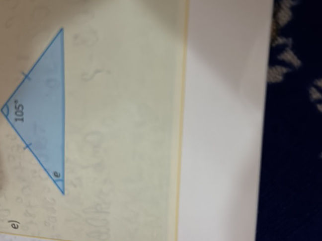 The image shows a triangle with one angle | StudyX