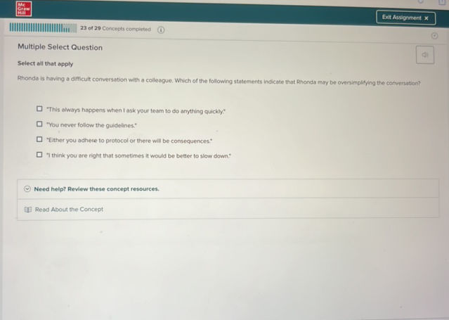 Multiple Select Question Select all that | StudyX