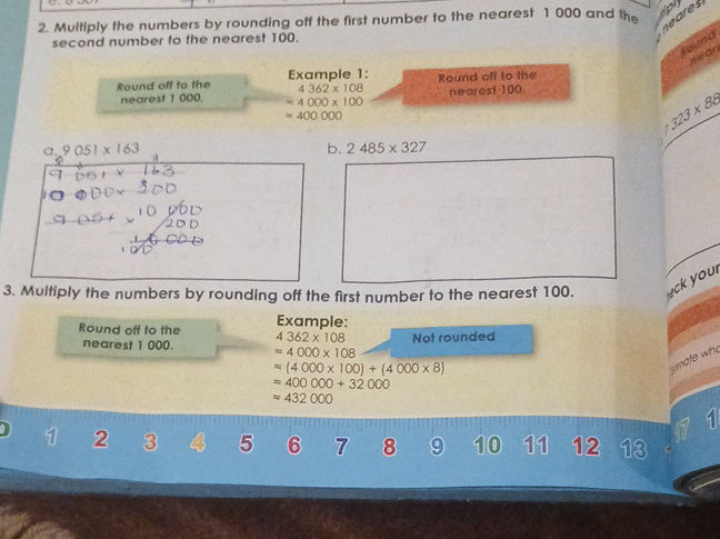 2 Multiply the numbers by rounding off the | StudyX