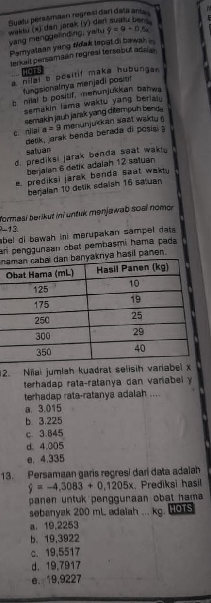 12 Nilai jumlah kuadrat selisih variabel x | StudyX