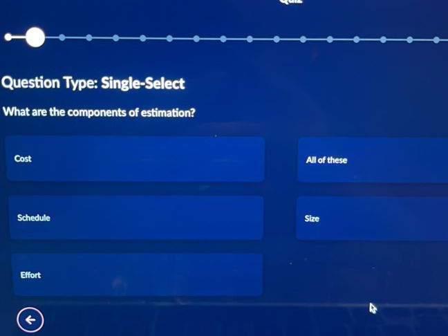 What are the components of estimation Cost | StudyX