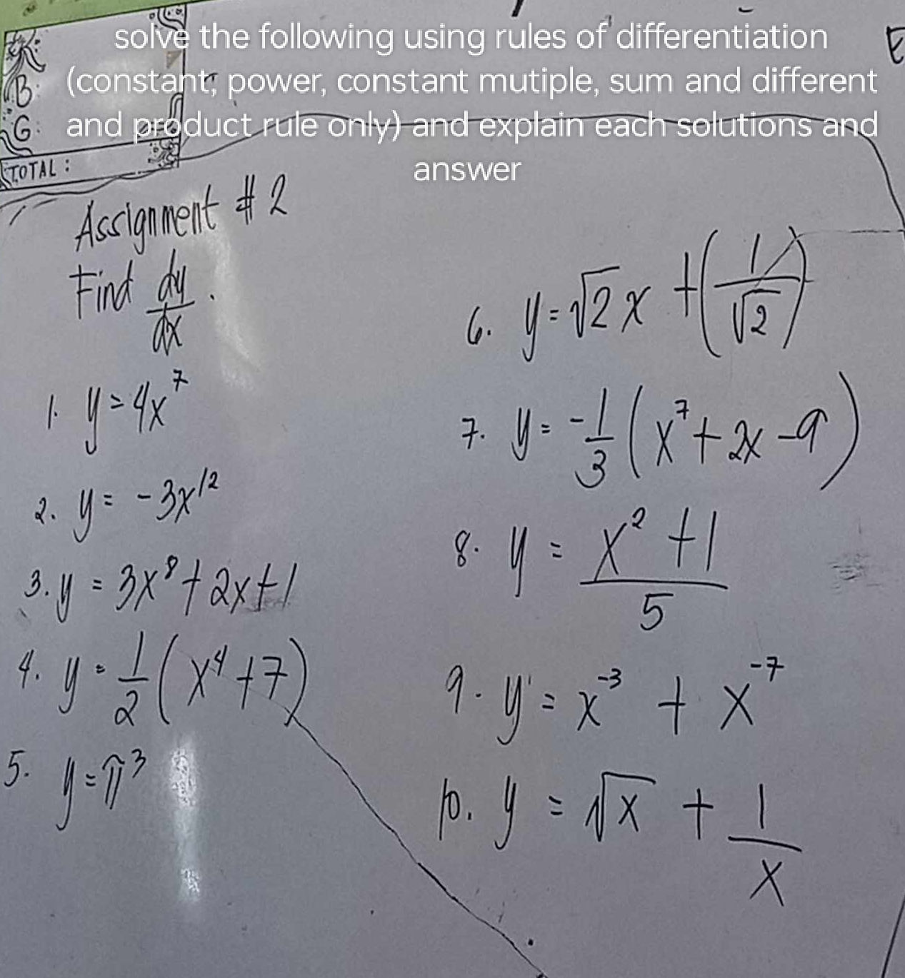 solve the following using rules of | StudyX