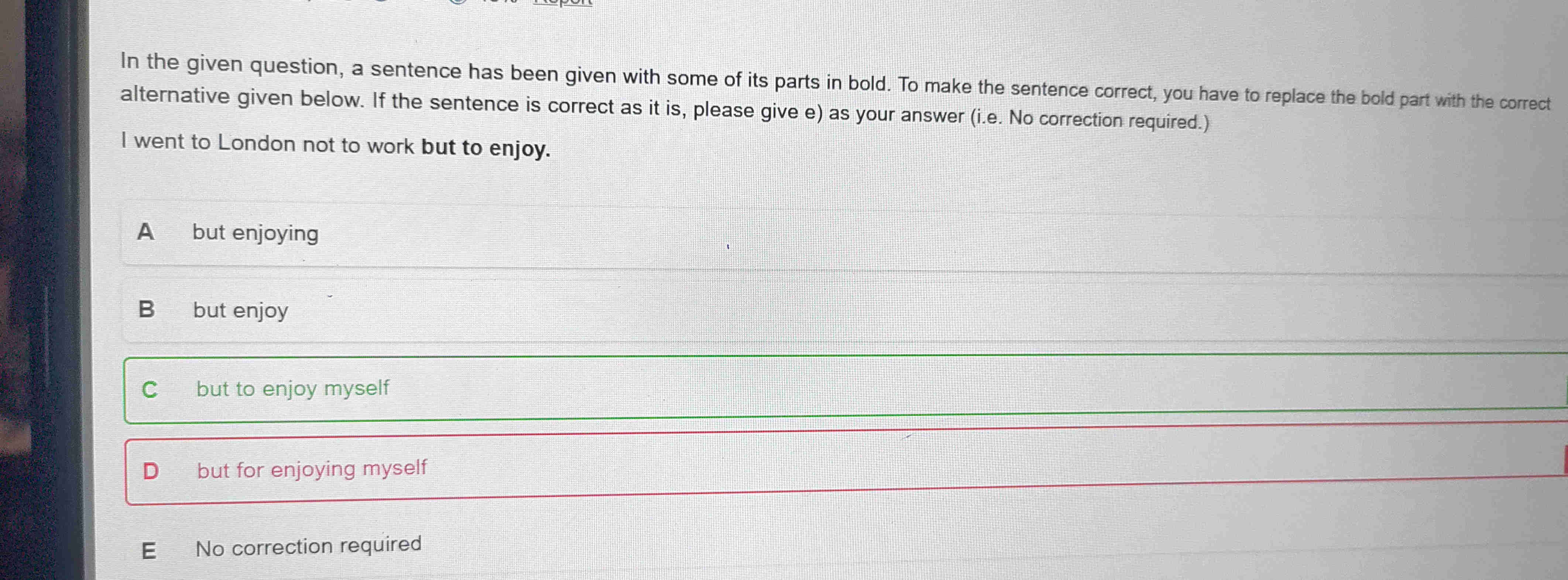 In the given question a sentence has been | StudyX