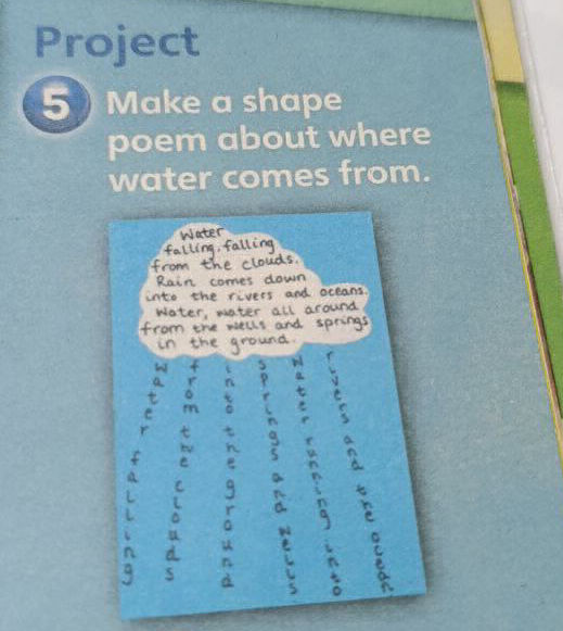 Project 5 Make a shape poem about where | StudyX