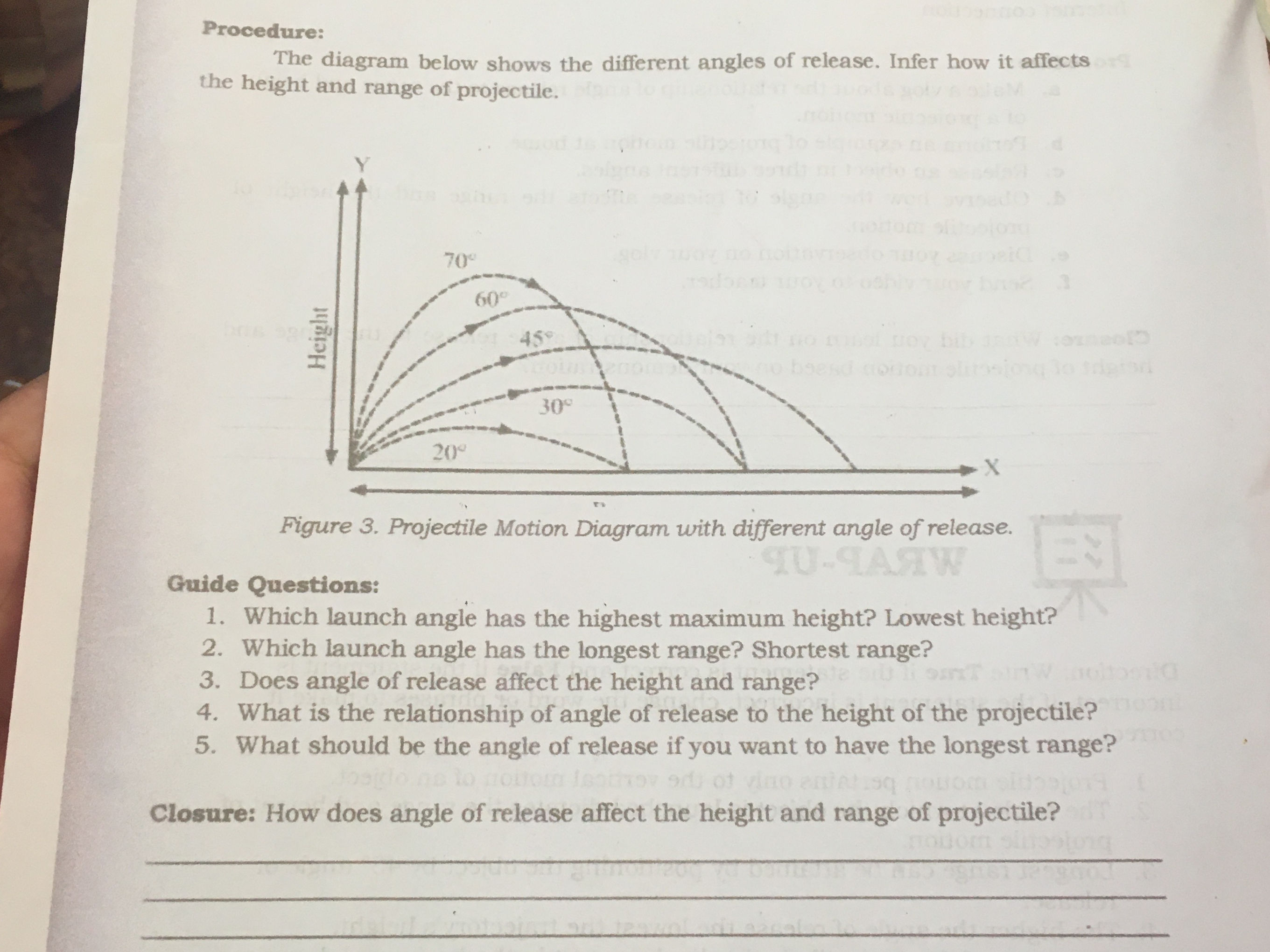 Procedure: The diagram below shows the | StudyX