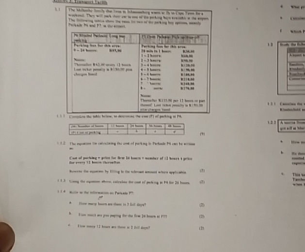 111 Consider the table below to determine | StudyX