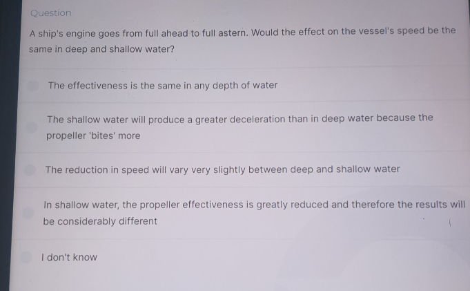 A ship's engine goes from full ahead to full | StudyX