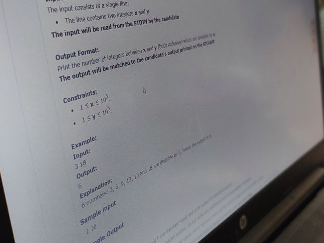 The input consists of a single line The | StudyX