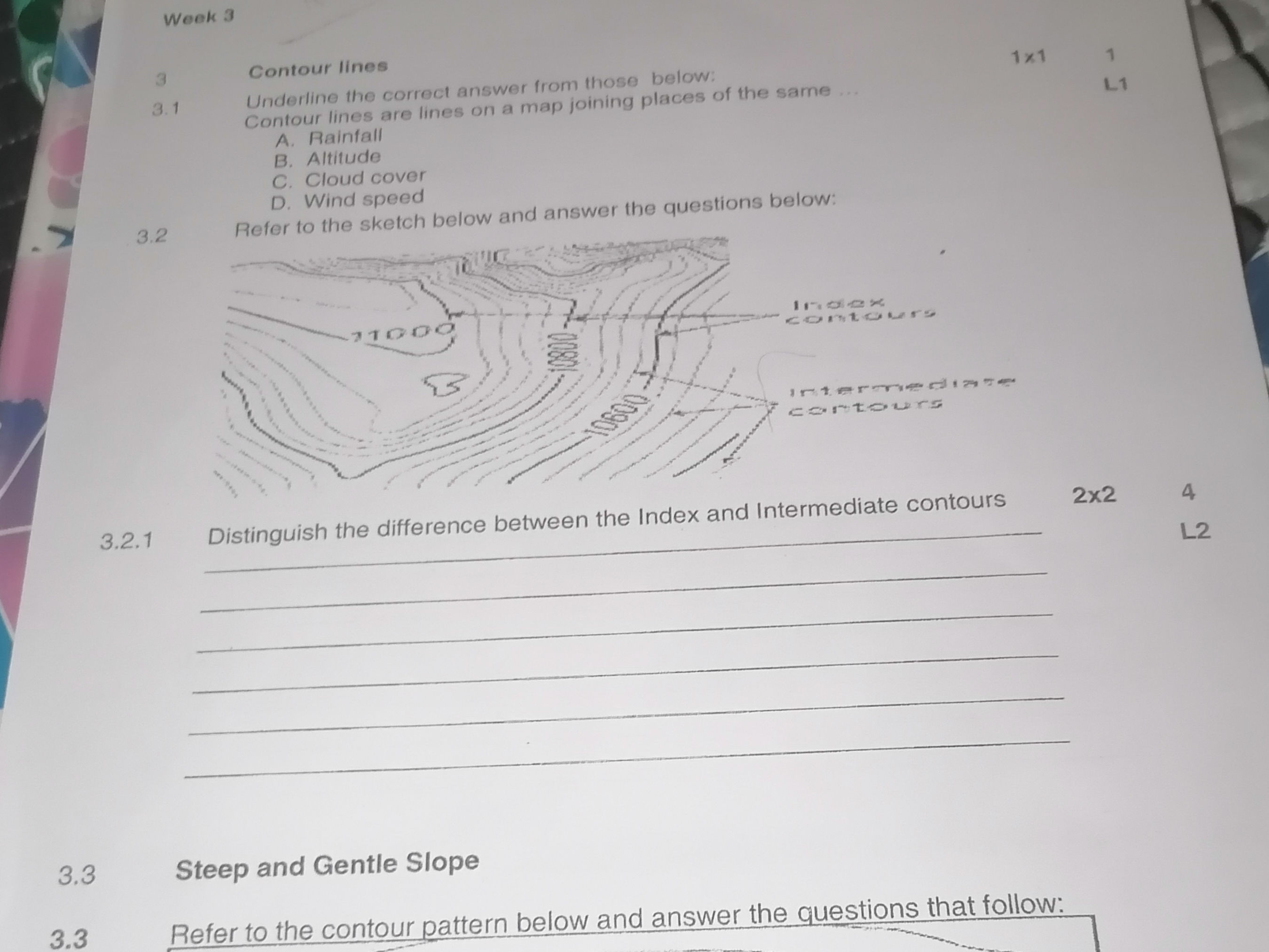 Underline the correct answer from those | StudyX