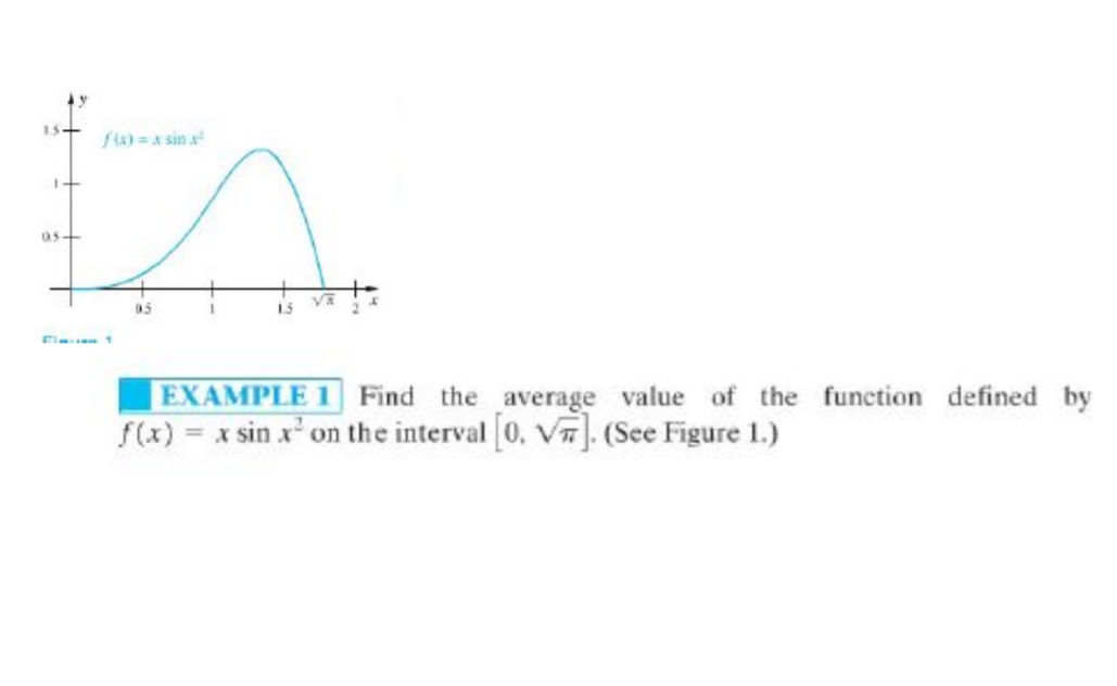 Find the average value of the function | StudyX