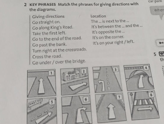 2 KEY PHRASES Match the phrases for giving | StudyX