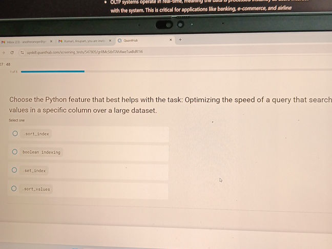 Choose the Python feature that best helps | StudyX