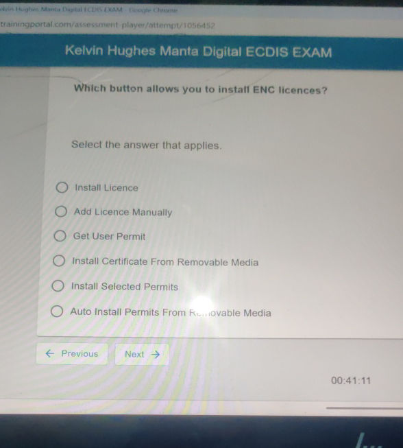 Which button allows you to install ENC | StudyX
