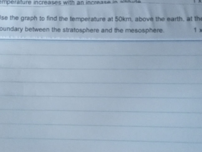 Use the graph to find the temperature at | StudyX