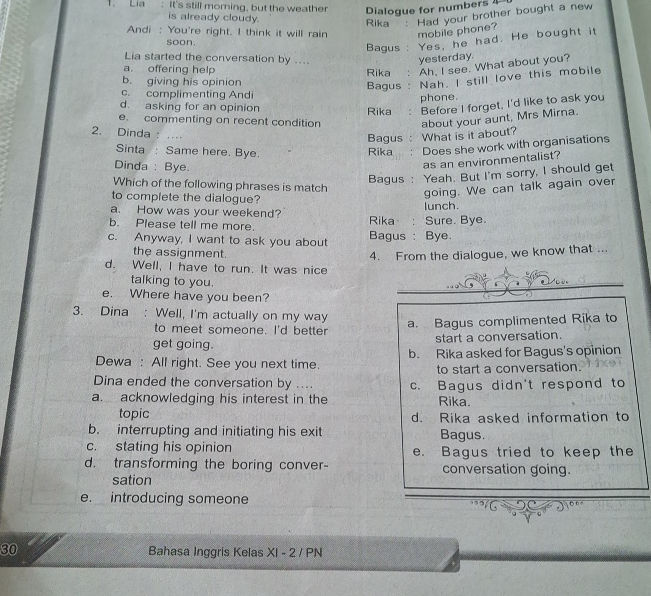 Which of the following phrases is match to | StudyX