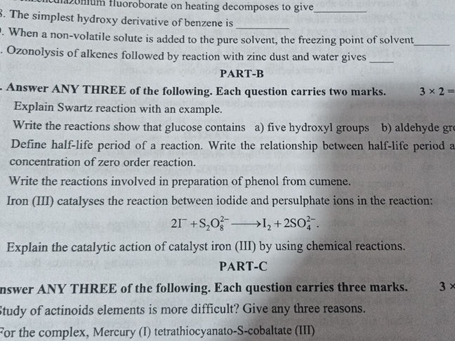 Explain Swartz reaction with an example | StudyX